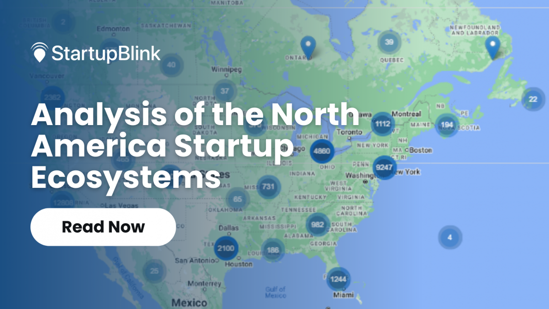 Analysis of the North America Startup Ecosystems